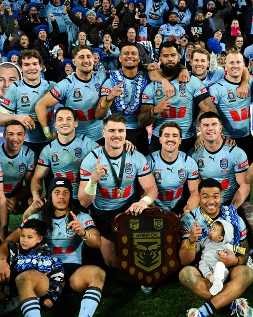 NSW BLUES 2024 State Of Origin Nrl Rugby Champions Team Player Photo, Bargain,1 $6.99 - PicClick AU