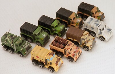 MICRO MACHINES MILITARY Cargo CAMIONS & TROOP TRANSPORTER Lot x9 EUR 53 ...