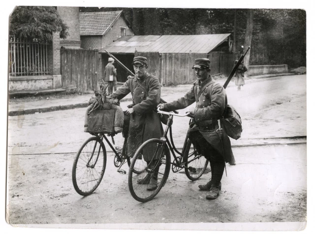 WORLD WAR ONE Ww1 Original Photo - French Military Cyclists £23.68 ...