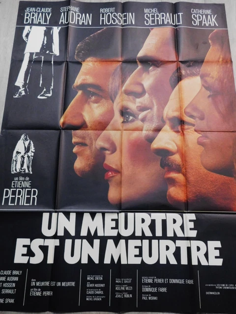 UN MEURTRE EST un Meurtre Affiche ORIGINALE Poster 120x160cm 47"63 1972 ...