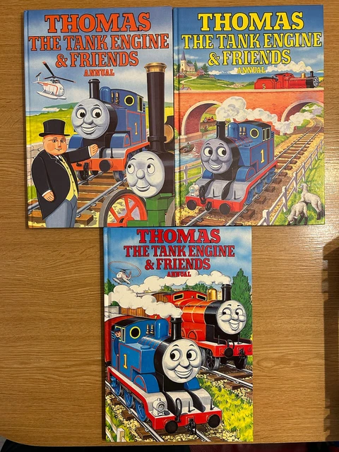 X3 1986/1988THOMAS THE Tank Engine & Friends Annuals hardback books ...