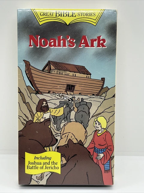 GREAT BIBLE STORIES - Noahs Ark (VHS, 1999) Including Joshua & Battle ...