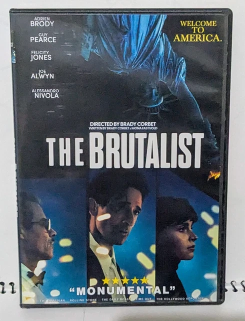 THE BRUTALIST (2025 DVD) New Unsealed Adrien Brody Felicity Jones Free Post $28.95 - PicClick AU