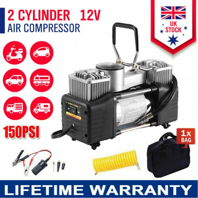 VAN 4X4 SUV Bus Heavy Duty 150psi 12v Hi Speed Air Compressor Tire ...