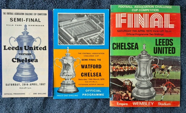 8. CHELSEA. Semi Final & Final Programmes. 1967-2012. £9.99 - PicClick UK