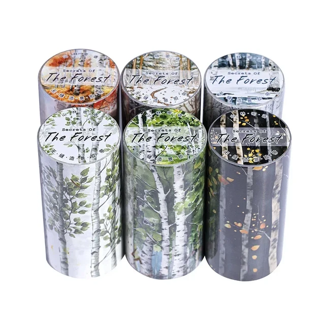 FOREST SECRET VINTAGE Tapes Mountain Backing Tape European Woods ...