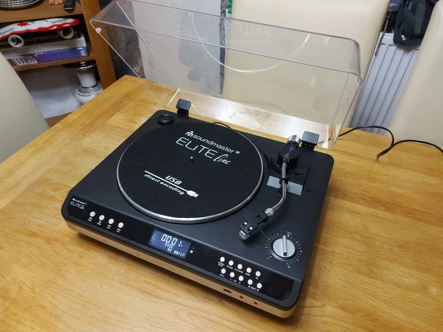 SOUNDMASTER AUTOMATIC TURNTABLE Record Player HiFi System Dab Radio cd ...