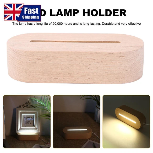 # OVAL DISPLAY Pedestal - LED Lights Display Bases with USB for 3D ...