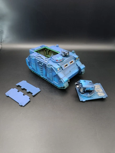 WARHAMMER 40K SPACE Marine Rhino/Razorback Games Workshop Ben dipinto ...