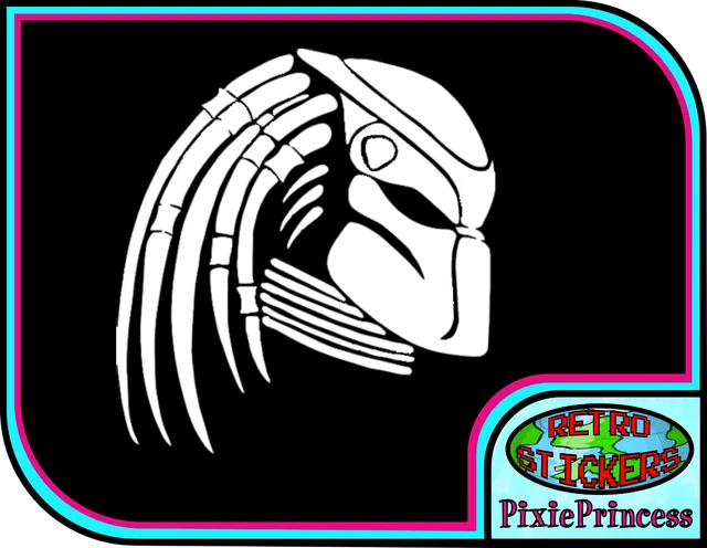 PREDATOR AVP XENOMORPH E Vinyl Sticker Laptop Car Bike Wall Poster ...