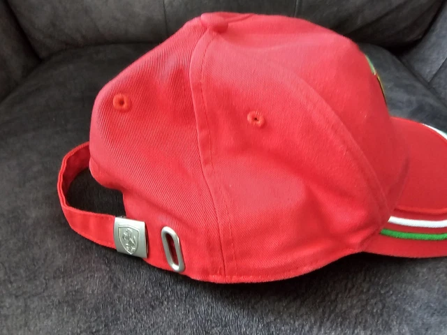 FERRARI OFFICIAL PRODUCT SF Horse Logo Red Hat Cap Scuderia Genuine ...
