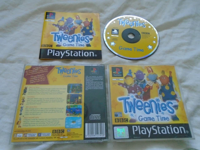 TWEENIES GAME TIME PS1 (COMPLETE) teletubbies Sony Playstation black ...