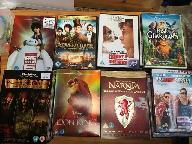 JOBLOT 10X KIDS DVDs Movies Bundle Childrens Mixed Family Films Charity ...