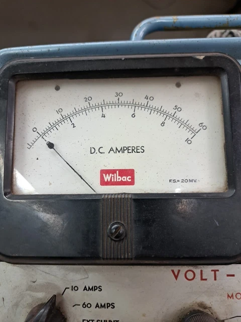 VINTAGE BACH-SIMPSON VOLT METER Ammeter $10.99 - PicClick CA
