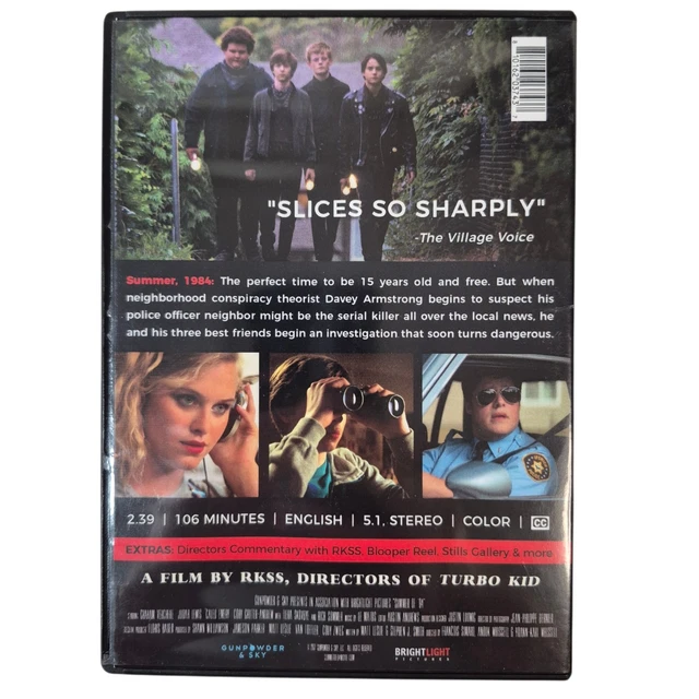 SUMMER OF 84 DVD RKSS Horror Thriller Cult Canadian Film $19.95 ...