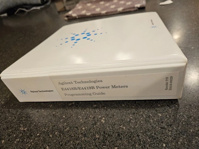 GUIDE DE PROGRAMMATION des compteurs de puissance Agilent / HP E4418B/E4419B EUR 12,60 - PicClick FR
