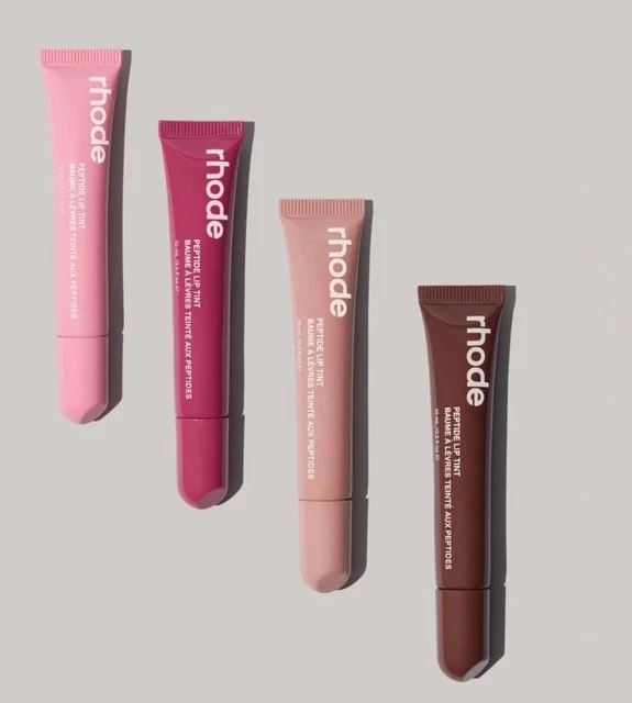 RHODE SKIN JELLY Bean Peptide Lip Tint Raspberry Jelly Lip Balm 0.3oz ...