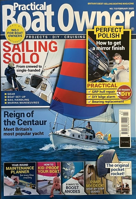 PRACTICAL BOAT OWNER Magazine Issue February 2025 £10.49 - PicClick UK