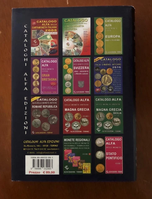CATALOGO ALFA MONETE antiche - Romane Impero: Vol 1 89 a.C. 79 d.C. EUR 55,00 - PicClick IT