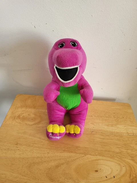 BARNEY THE PURPLE Dinosaur Soft Toy Plush 13” £9.95 - PicClick UK