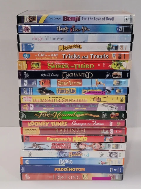 20 KIDS DVD Lot - Disney, Dreamworks, Animated, Children, Family ...