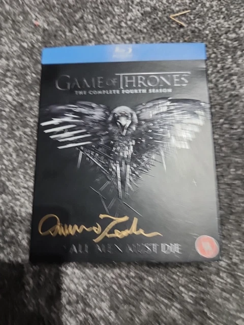 Game Of Thrones Complete Season 4 Box Set Blu Ray Signed By Owen