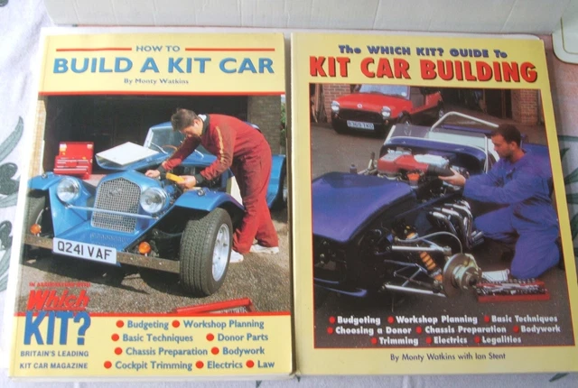 HOW TO BUILD a Kit Car & Kit Car Building Monty Watkins x 2 books £18. ...