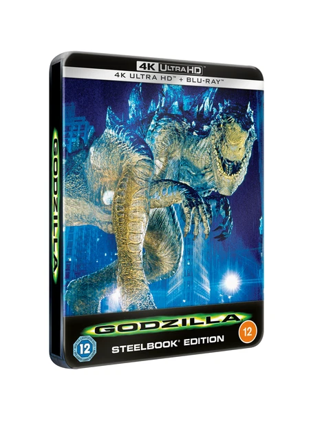 GODZILLA (4K UHD Blu-ray) Matthew Broderick Harry Shearer Jean Reno ...