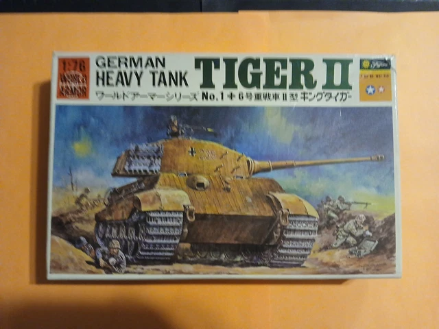 FUJIMI GERMAN HEAVY Tank Tiger II Model Kit $15.00 - PicClick