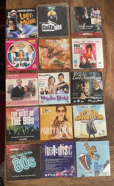 DVDS & CDS Daily Mail Romance Collection,Music,The Best of 80’s 90’s ...
