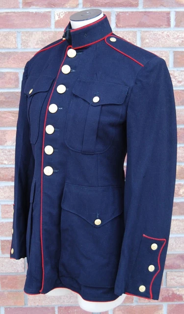 WWII-KOREAN WAR ERA Marine Corps USMC Named Dress Blue Uniform Jacket ...