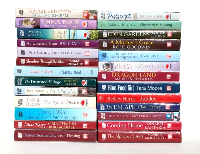 LARGE PRINT BOOKS Womens Fiction Family Saga General Fiction Book ...