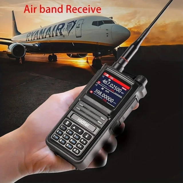 RADTEL RT-470X FULL Band Ham Radio 256 Channels Air Band, Two-Way Radio ...