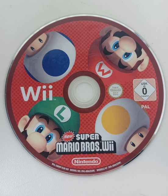NINTENDO WII GAME New Super Mario Bros Disc Only *Free UK Postage* D3 ...
