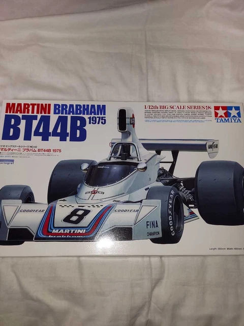 TAMIYA 12042 1/12 Echelle Martini Brabham Bt44B 1975 non Assemblé Culte ...