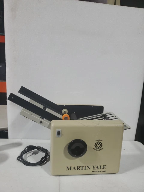 MARTIN YALE MODEL 1501 CV-7 Automatic Paper Folding Machine $346.96 ...