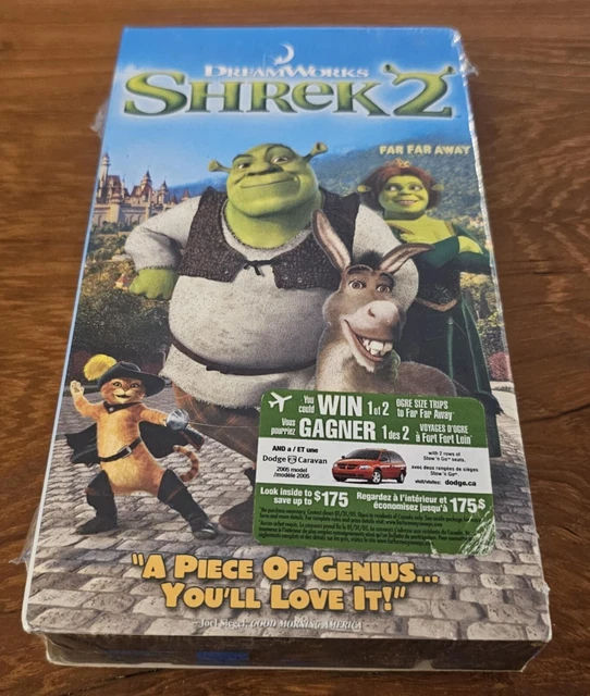 DREAMWORKS SHREK 2 VHS Tape Sealed $12.99 - PicClick CA