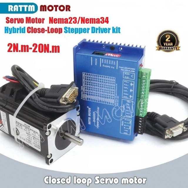 NEMA23 NEMA34 NEMA42 Closed-Loop Stepper Motor 2Nm-20Nm Hybrid Servo ...