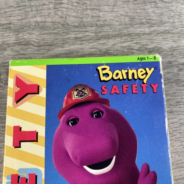 BARNEY SAFETY VHS Home Video Tape 1995 Lyons Group Sing-Along Songs ...