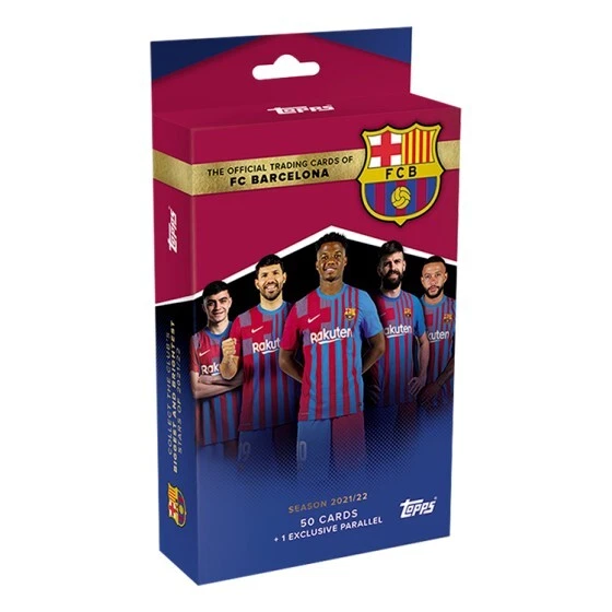 TOPPS 2021-22 FC Barcelona Official Team Set Factory Sealed box EUR 33 ...
