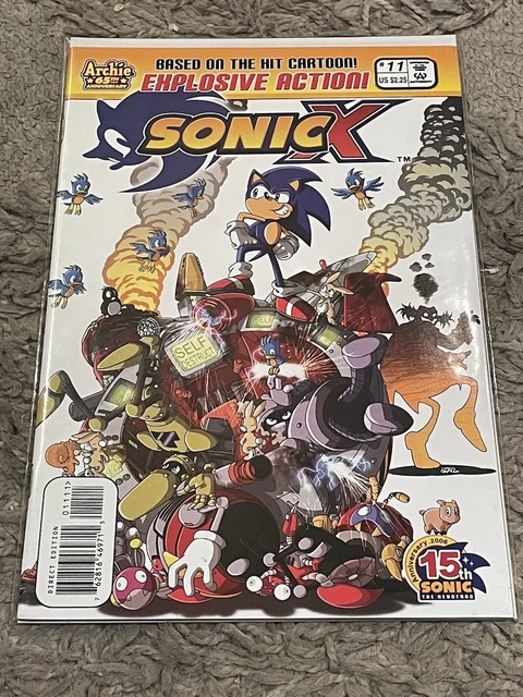 SONIC THE HEDGEHOG X Archie Comic Issue 11 Rare Sega £20.00 - PicClick UK