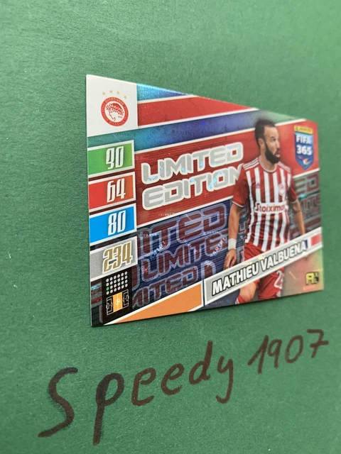PANINI ADRENALYN 2021 FIFA 22 Limited Edition 2022 Olympiacos Valbuena ...