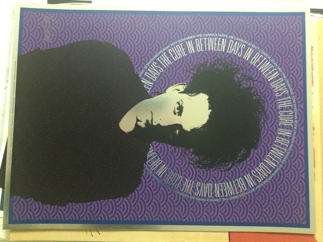 THE CURE ROBERT Smith Original Poster Signed Limited Edition Carl ...