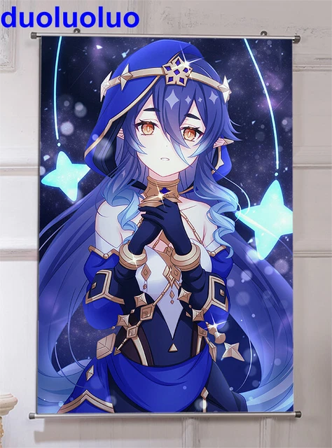 Poster Layla Anime Mädchen Genshin Impact Wandrolle Kunst Wohnkultur 60