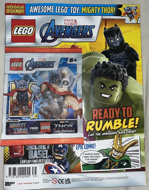 LEGO MARVEL AVENGERS Magazine Issue 17 Mighty Thor Love Thunder Minifig ...