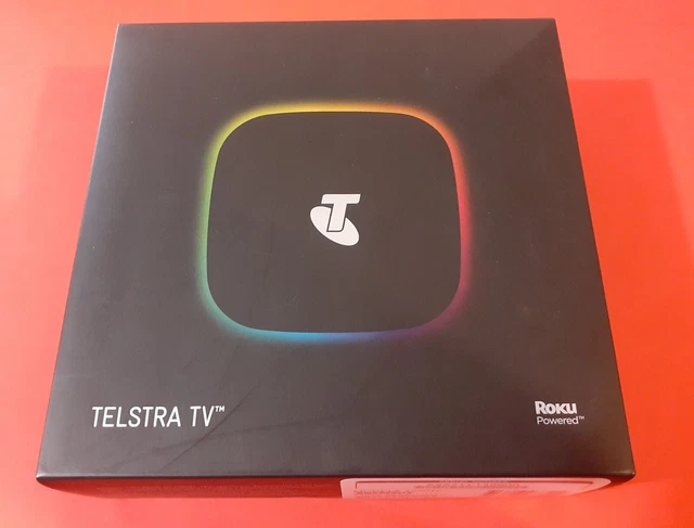 TELSTRA TV 4200TL Powered by Roku - Black HDMI Movies Tv Shows Box ...