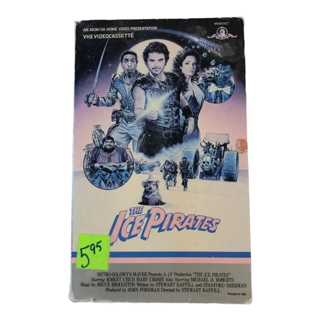 THE ICE PIRATES 1984 VHS MGM UA Big Box Robert Urich Sci-fi Adventure ...