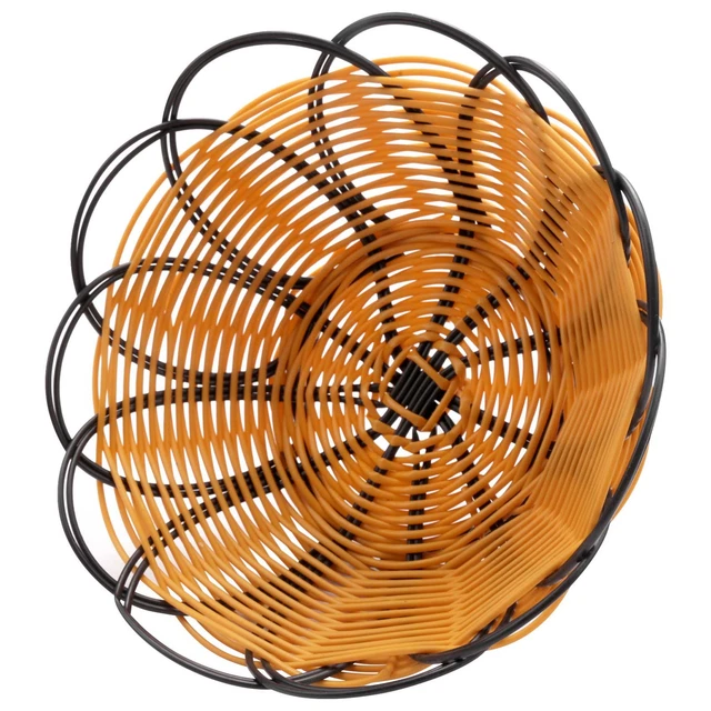 7 INCH PLASTIC Braided Basket Fruit Vegetable Cookies Container ...