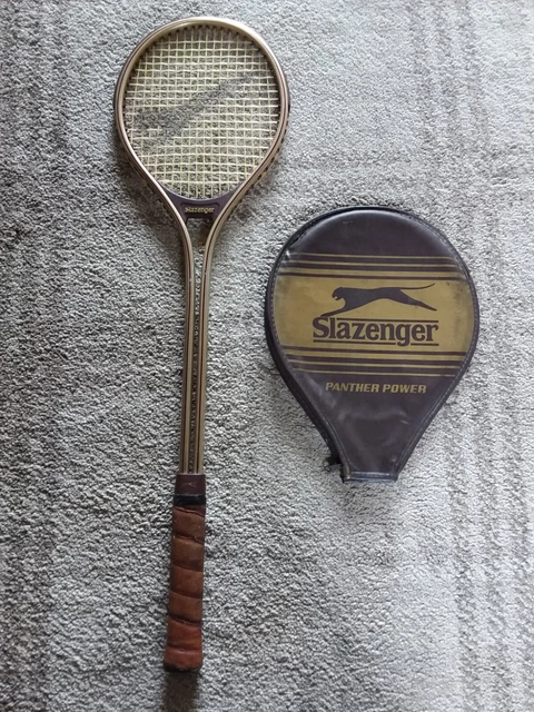 VINTAGE & RETRO - 80s - SLAZENGER Panther Power - Squash Racket & Case ...