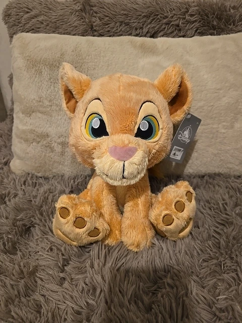 DISNEY PARKS LION King Nala Sitting Plush 12" Big Feet Stuffed Animal ...